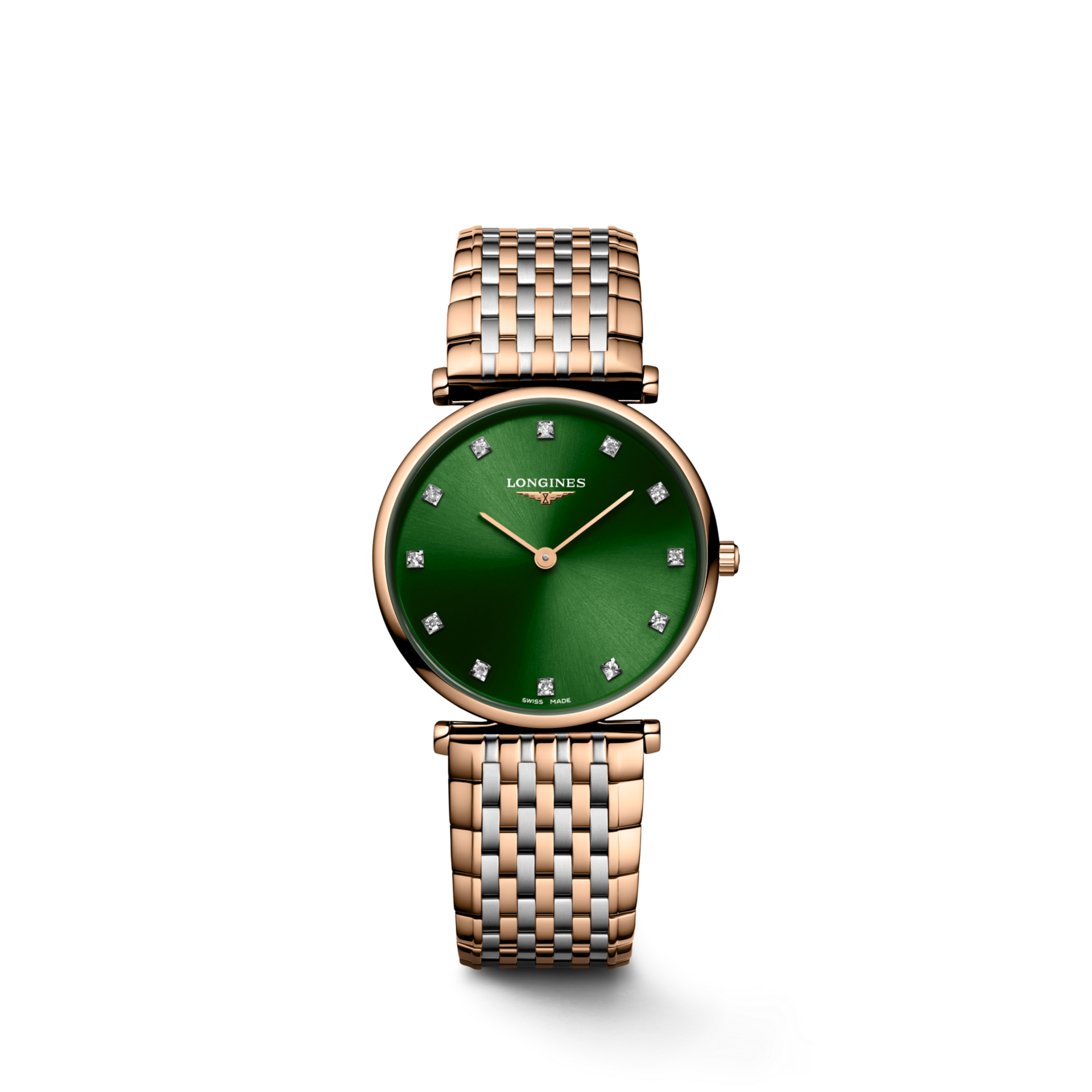 Longines La Grande Classique de Longines Green Diamond Set Dial Two To ...