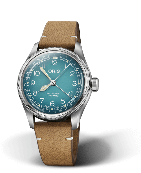 Oris X Cervo Volante Big Crown Pointer Date Blue Dial Stainless Steel ...