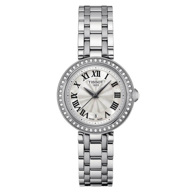 Tissot Bellissima Small Lady Mother Of Pearl Dial Diamond Set Stainless